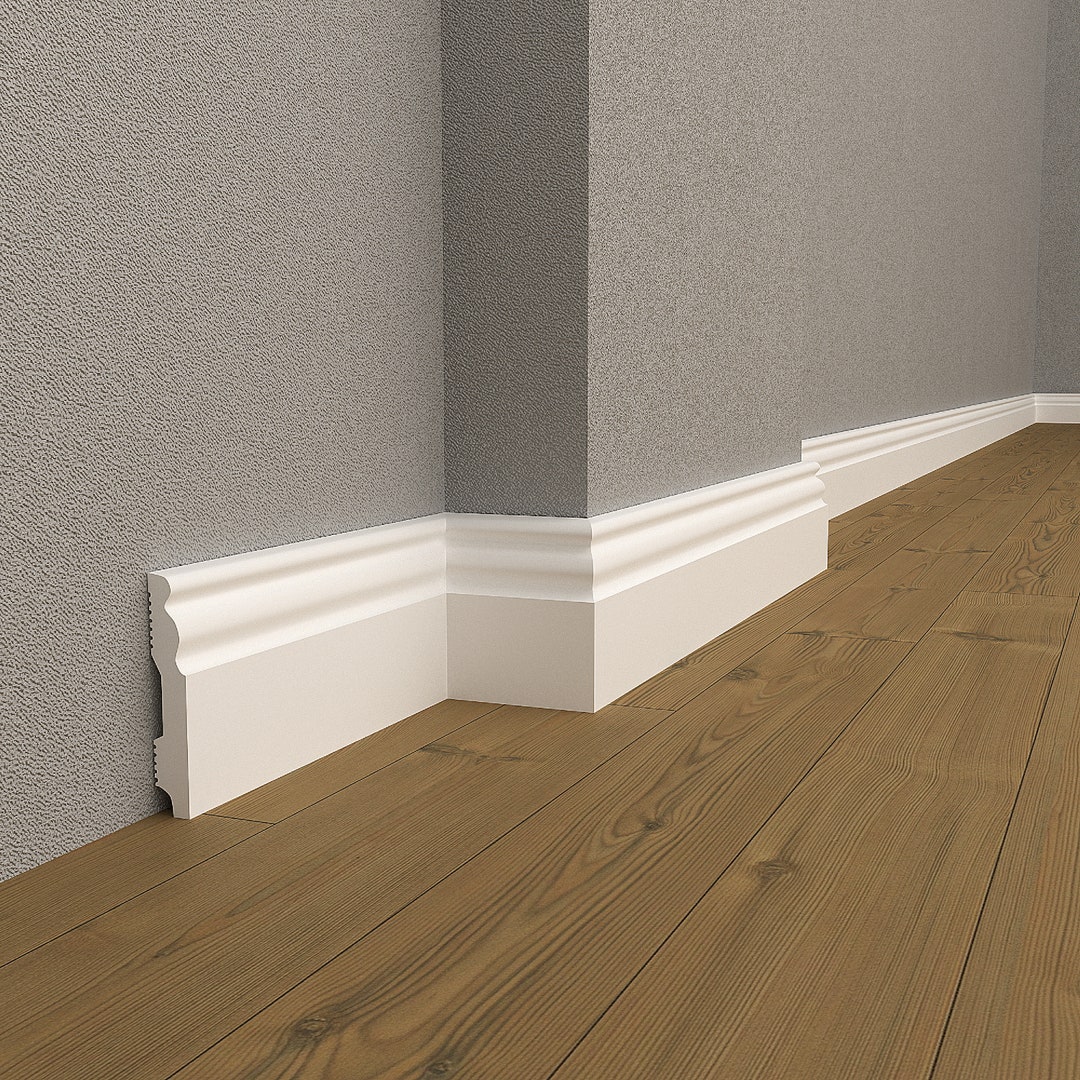 Baseboard Molding: One Package is 8 Boards (1920 Cm/756'') - Waterproof ...