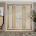 Golden Wall Molding Kit, Shiny Gold Wall Moldings, Gold Paneling ...