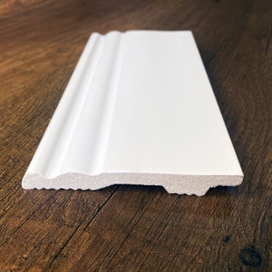 Baseboard Molding: One Package is 18 Boards (43,2m/1700'') - White ...