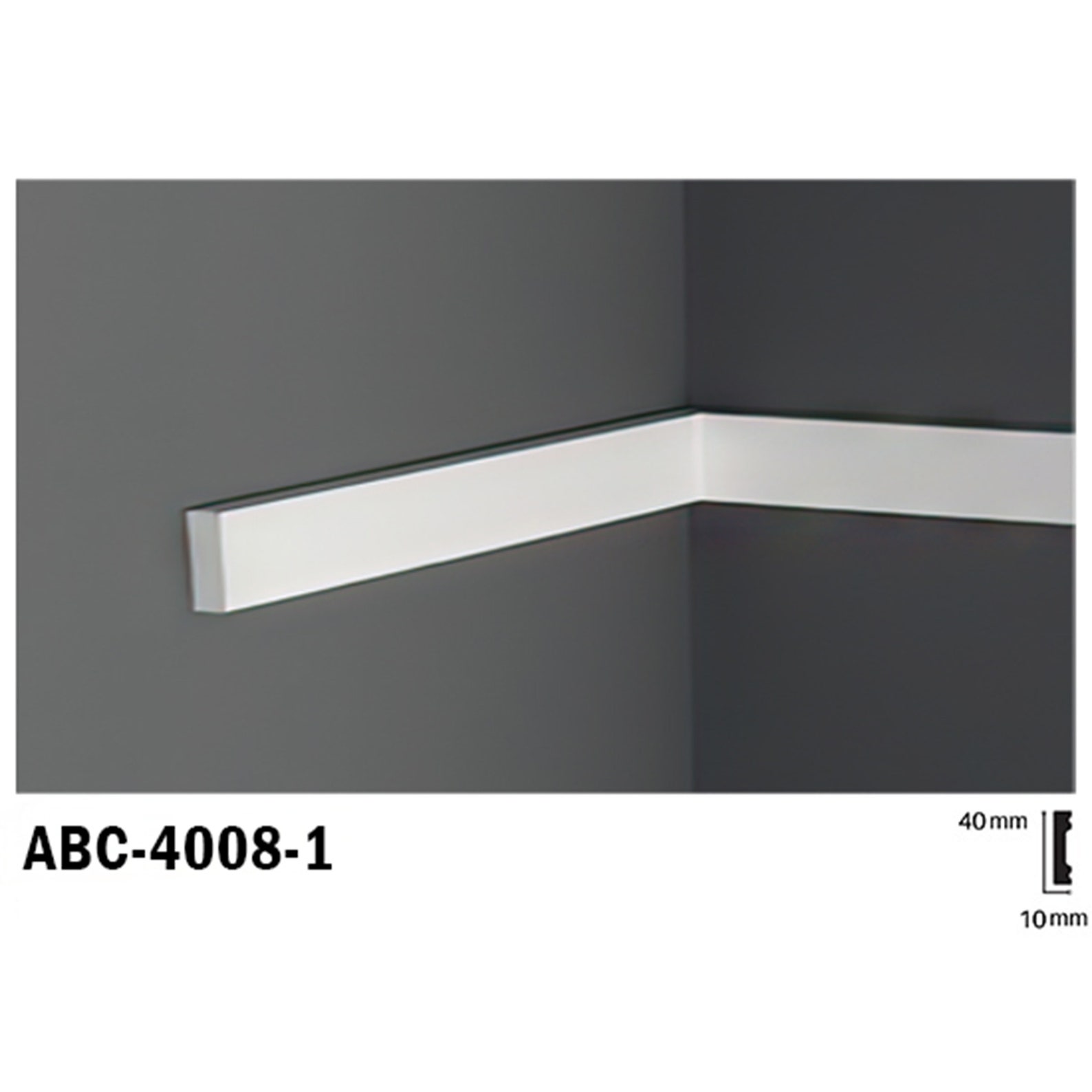Half Wall Molding, Pre-cut 4cm Frame Mouldings 8cm Border Wainscoting ...