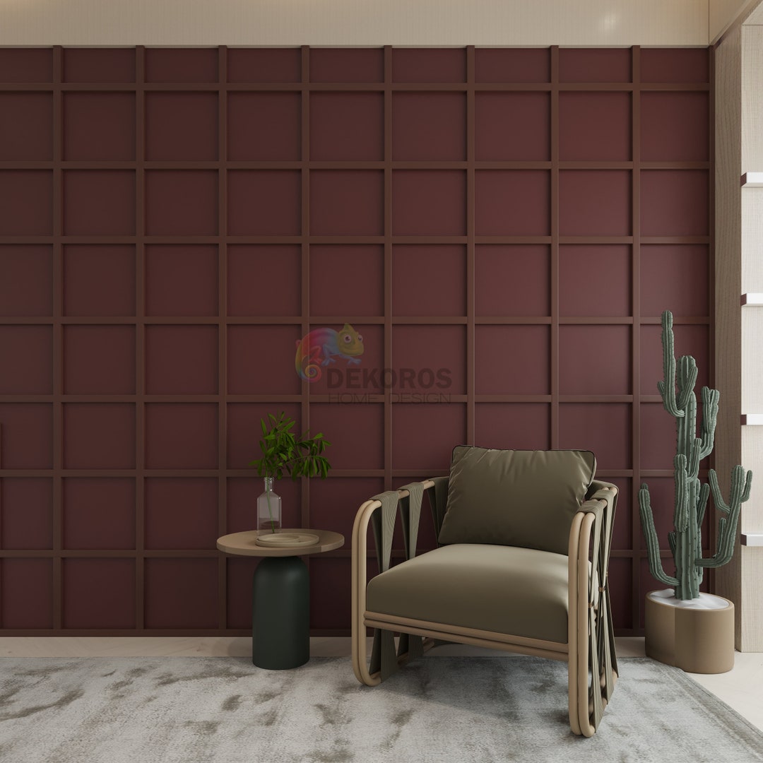 Ready Assemble Pre-cut 3cm Frame Mouldings, Wall Molding Kit, Board ...