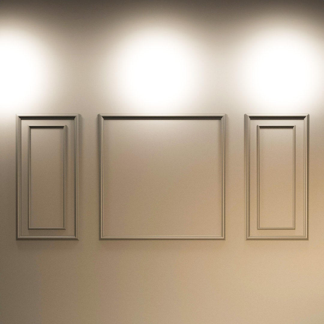 Paintable Paneling, White Wall Moldings, Decorative Wainscoting, Wall ...