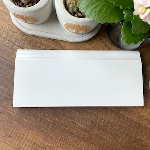 The Package is 20 Baseboard Moldings (totaly 48m/1890'') White ...