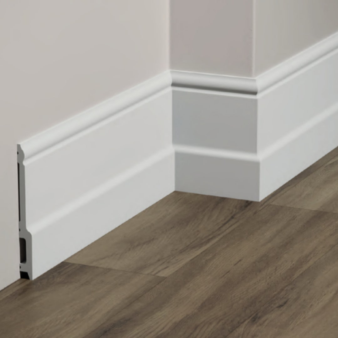 Hotel Baseboard Molding Suitable for Rooms Durable Paintable White Base ...