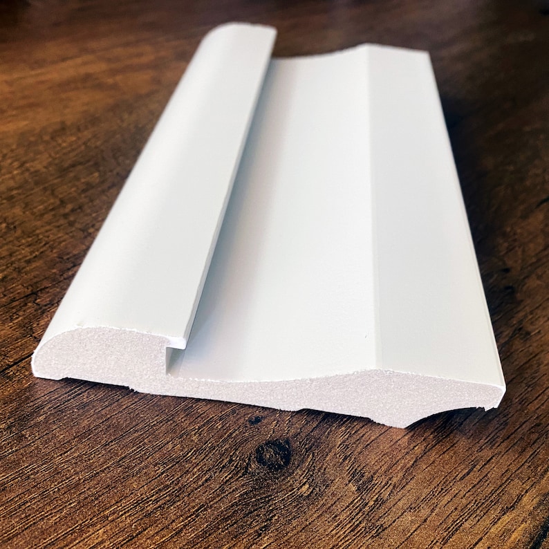 Led Duct Baseboard Molding - Paintable White Base Moulding Wall Decor ...