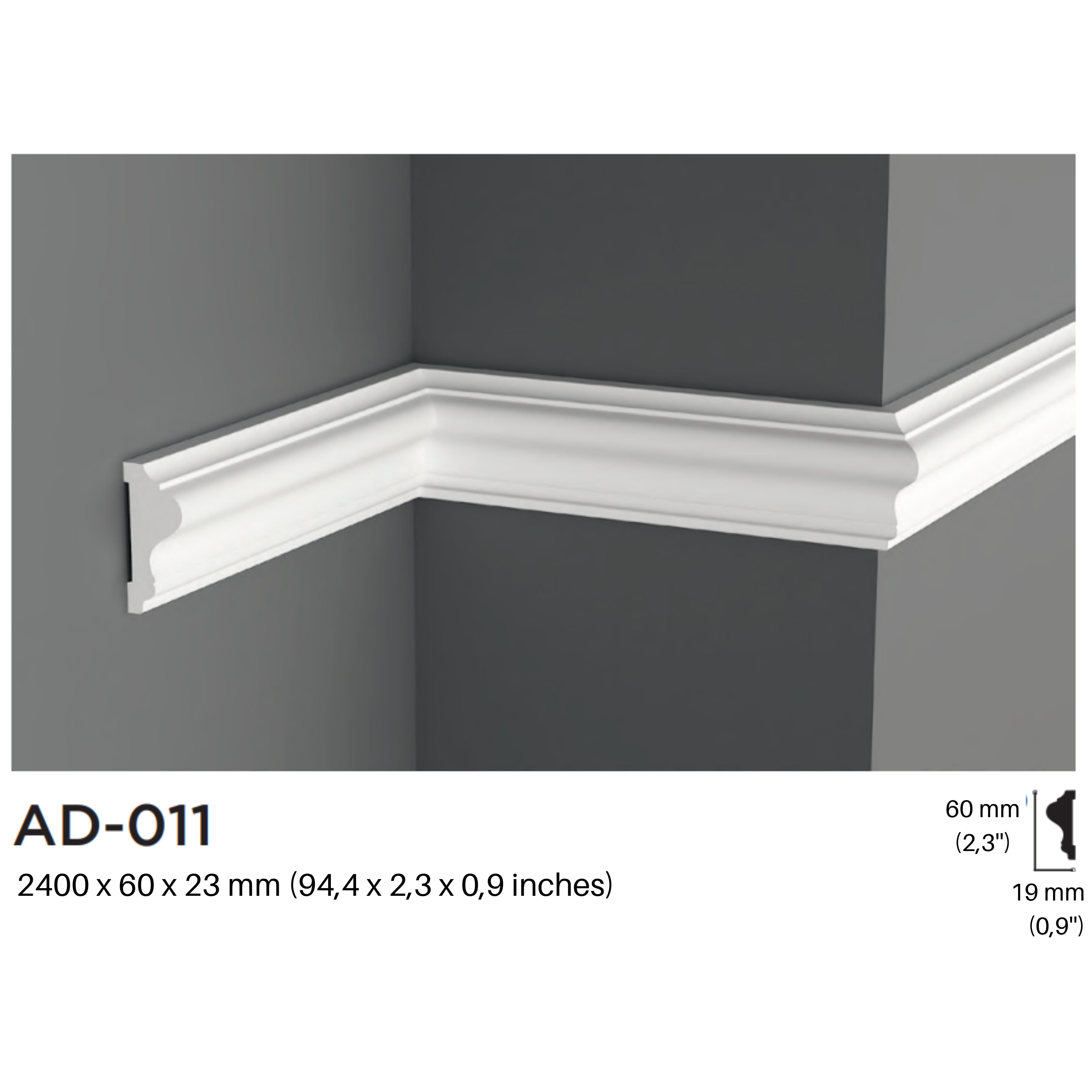 Wall Molding Set, Board and Batten Wall Kit, Pre-cut 4cm Frame ...