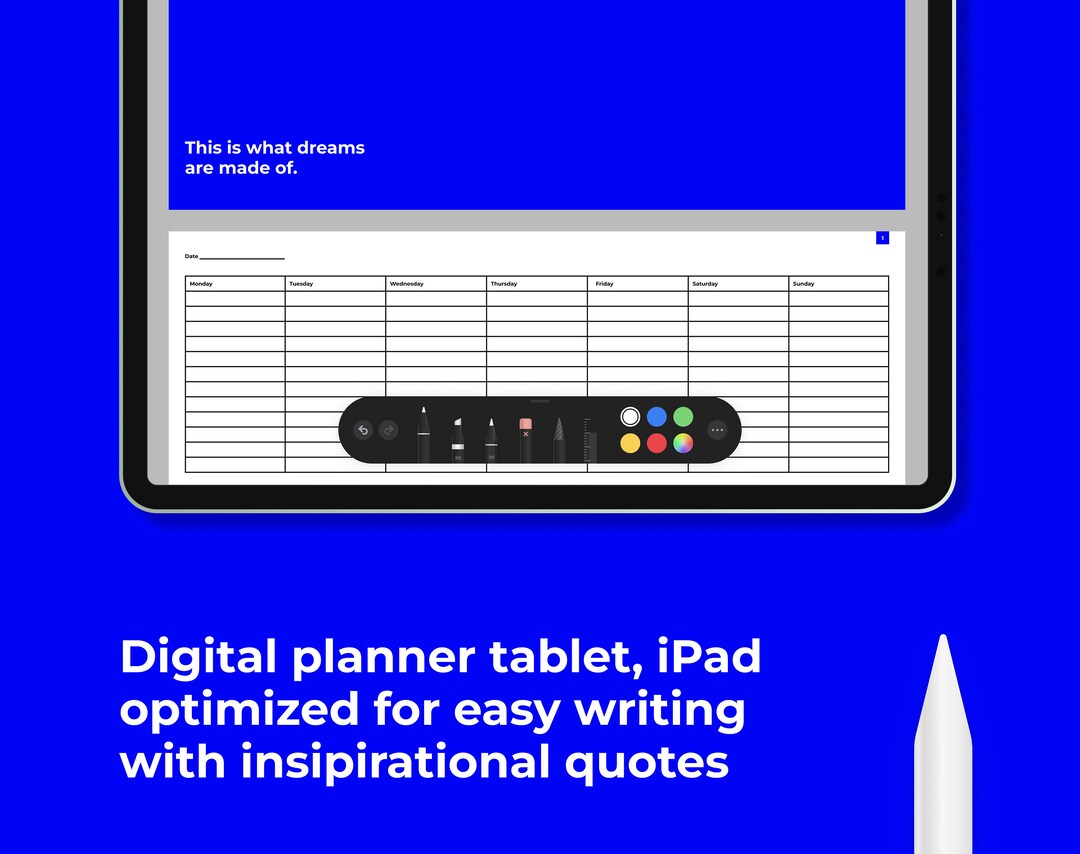 Quotes Digital Planner 2022 2023 2024. Tablet Planner, Ipad, Goodnotes ...
