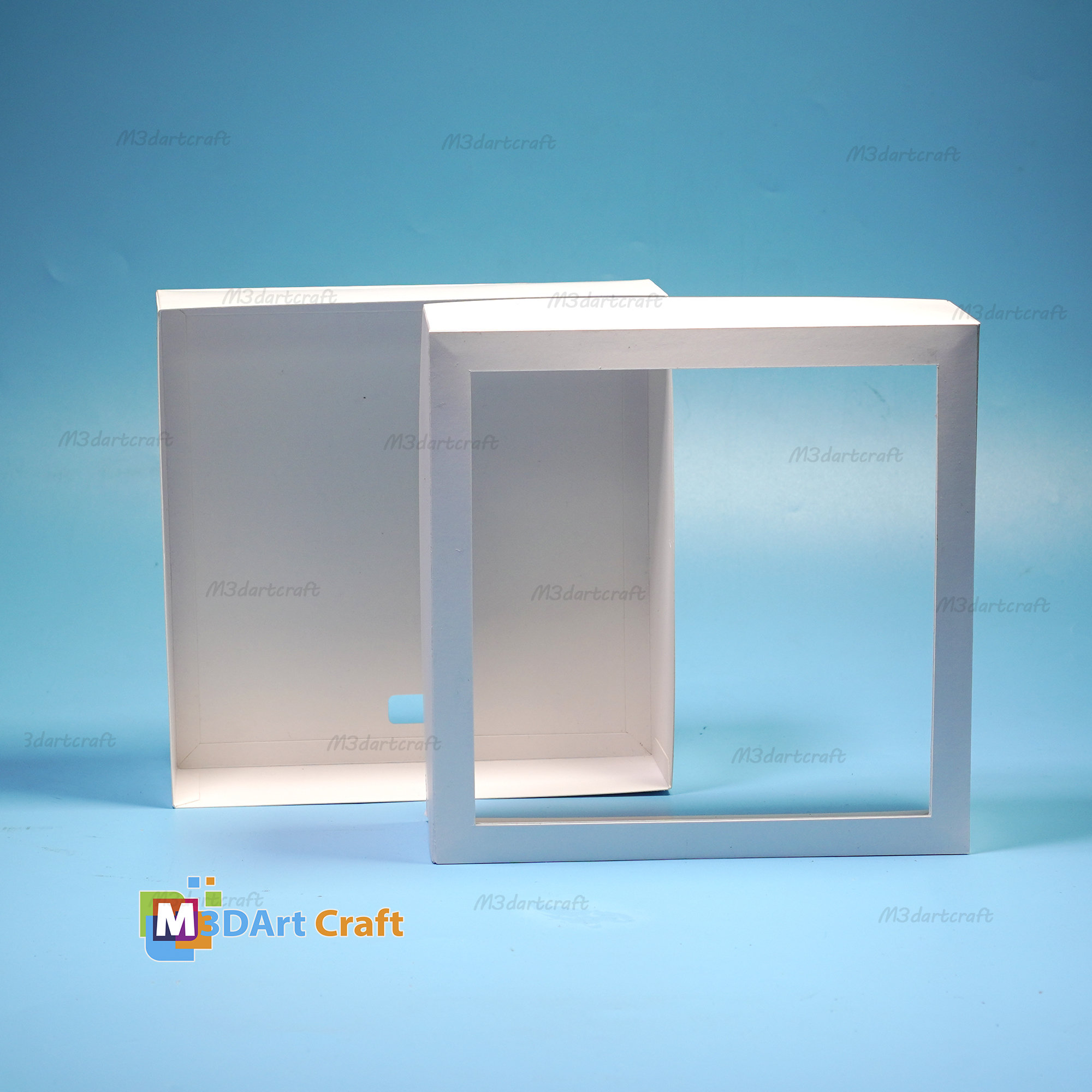 Square Shadow Box Frame SVG for Cricut Projects and Spacer - Etsy Australia