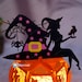 Witch Pumpkin Lantern PDF, SVG Templates for Cricut Project - Paper ...