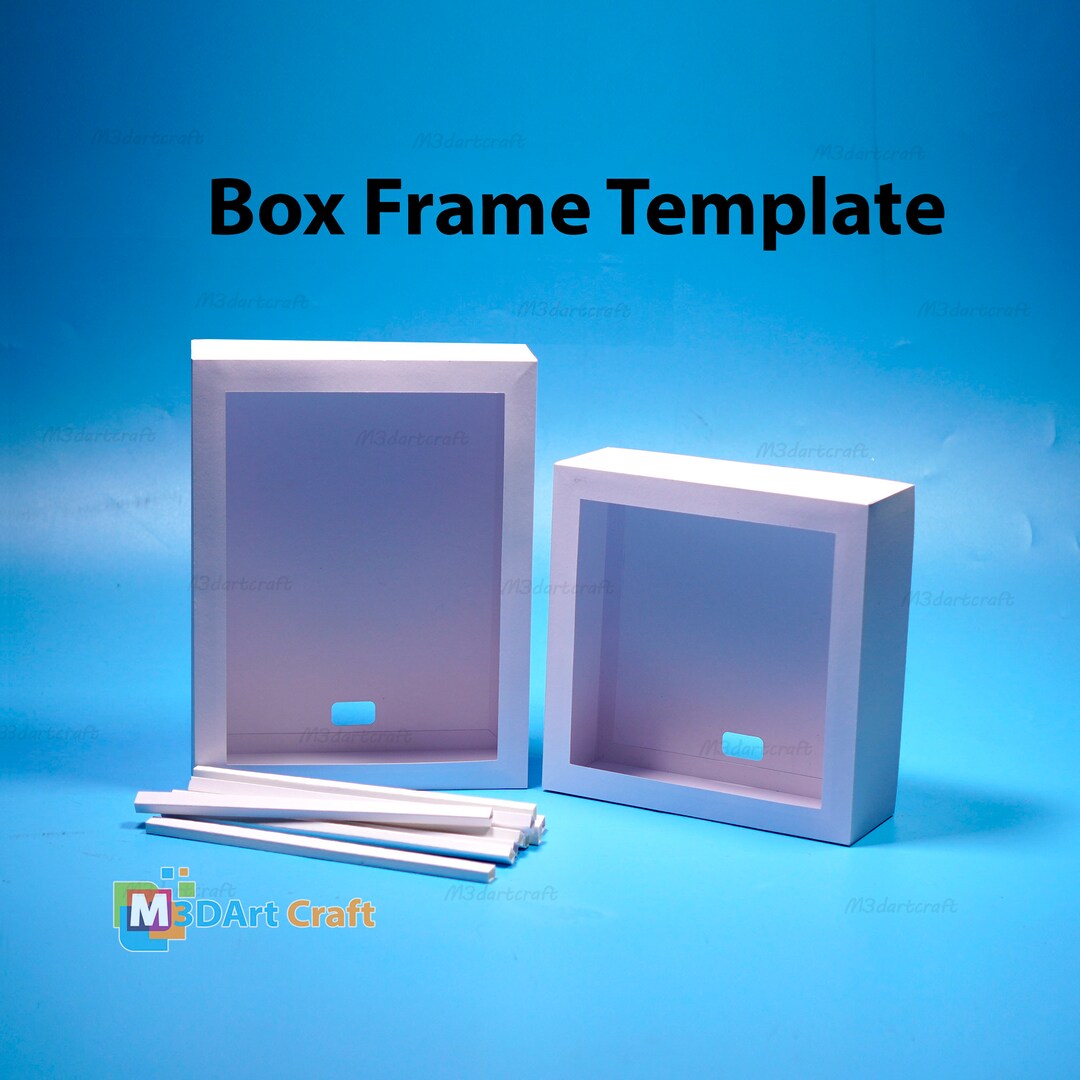 Rectangle and Square Shadow Box Frame SVG for Cricut Projects and ...