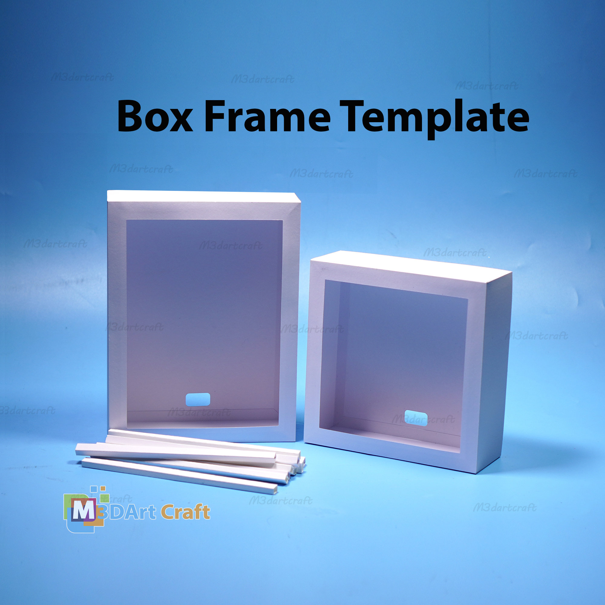 Rectangle and Square Shadow Box Frame SVG for Cricut Projects and ...