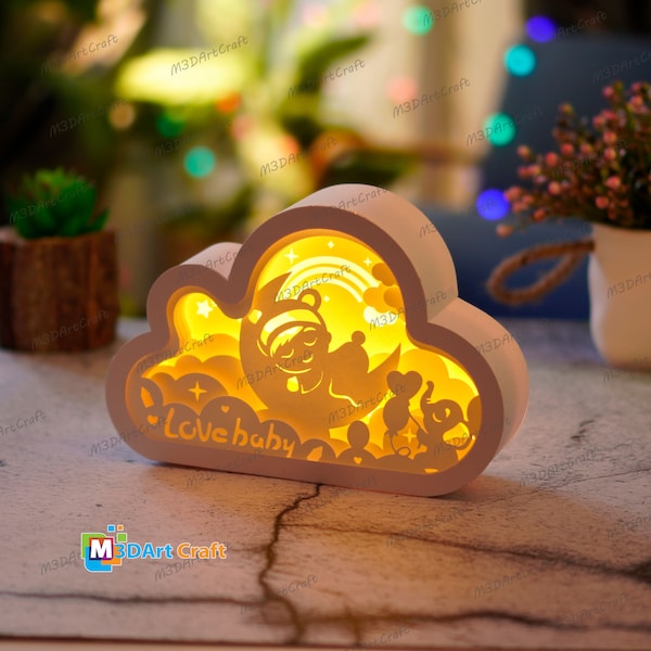 Baby Boy Shadow Box - Etsy