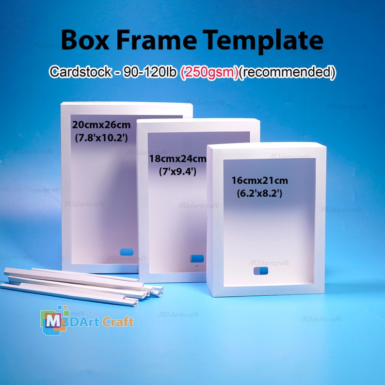 Rectangle and Square Shadow Box Frame SVG for Cricut Projects - Etsy