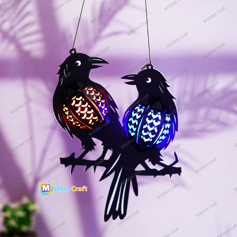 Lantern Crow - Etsy UK