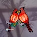 Couple Cardinal Bird Lantern PDF, SVG, Studio Templates - DIY Cardinal ...