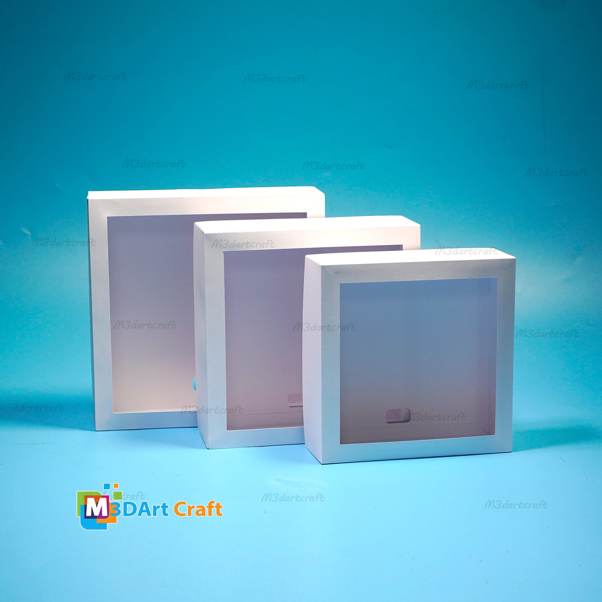 Square Shadow Box Frame SVG for Cricut Projects and Spacer - Etsy Australia