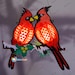 Couple Cardinal Bird Lantern PDF, SVG, Studio Templates - DIY Cardinal ...