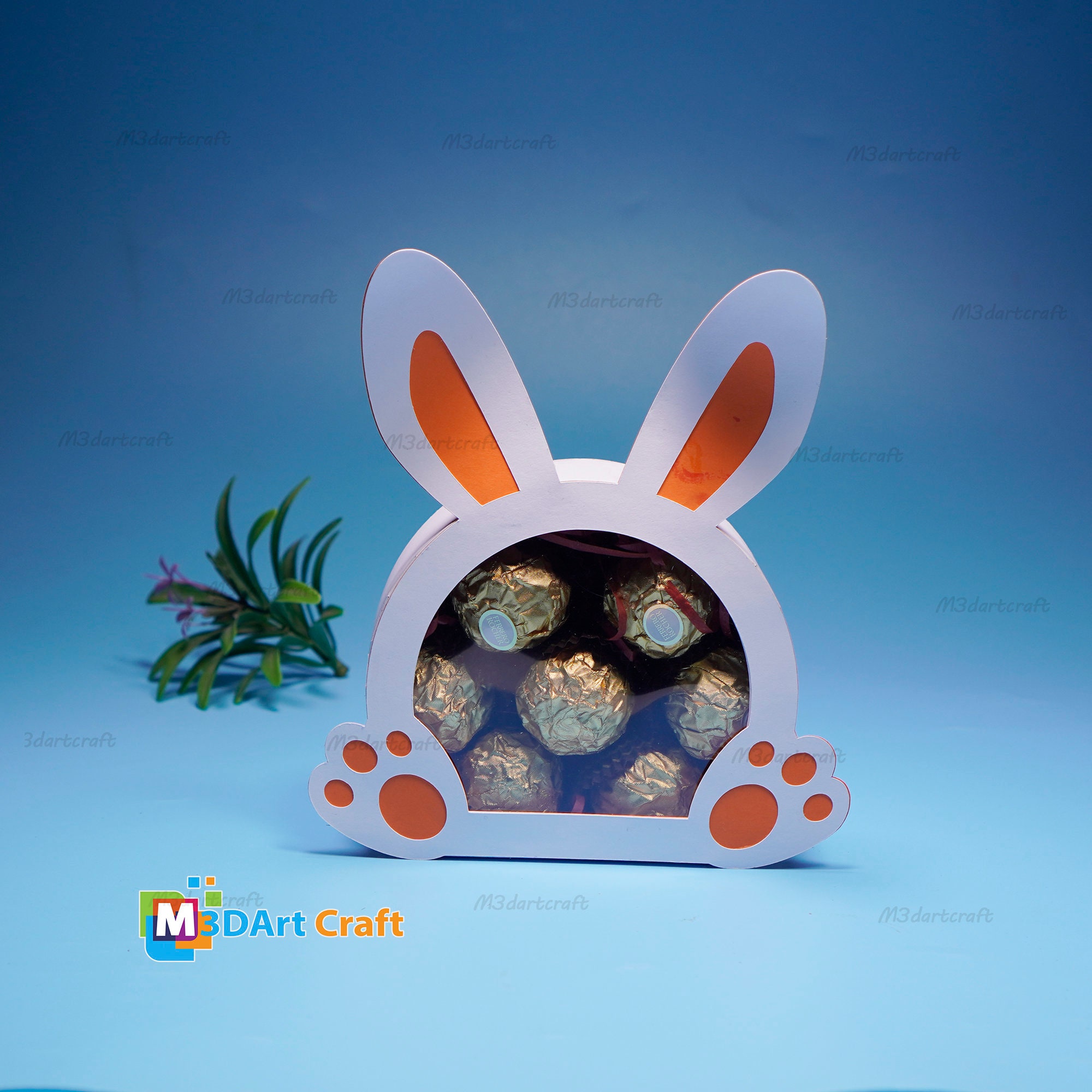 Bunny Easter Candy Box SVG for Cricut Projects Scanncut - Etsy Australia