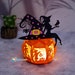 Witch Pumpkin Lantern PDF, SVG Templates for Cricut Project - Paper ...