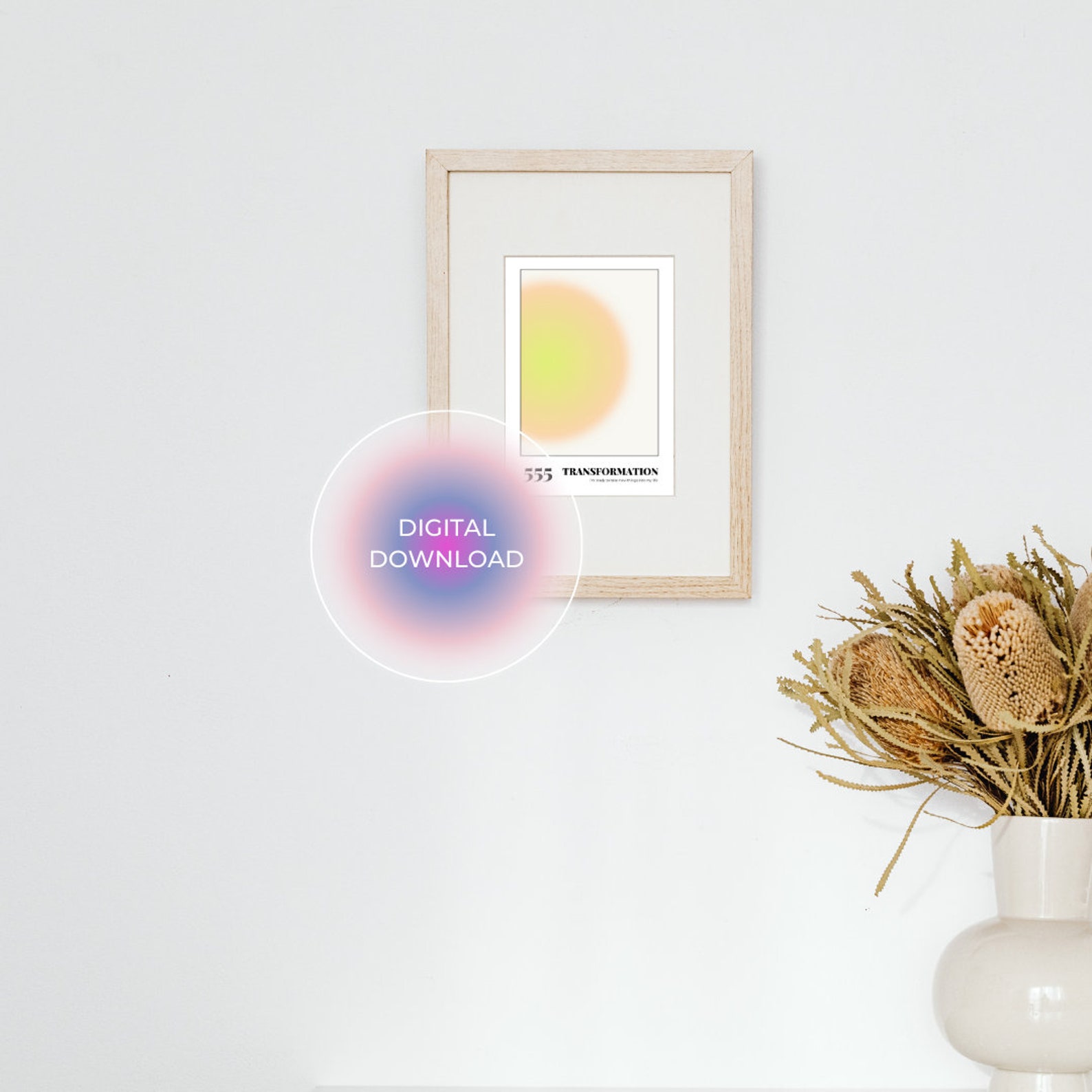 555 Angel Number Wallpaper in 4K – Aura Energy for Your Desktop