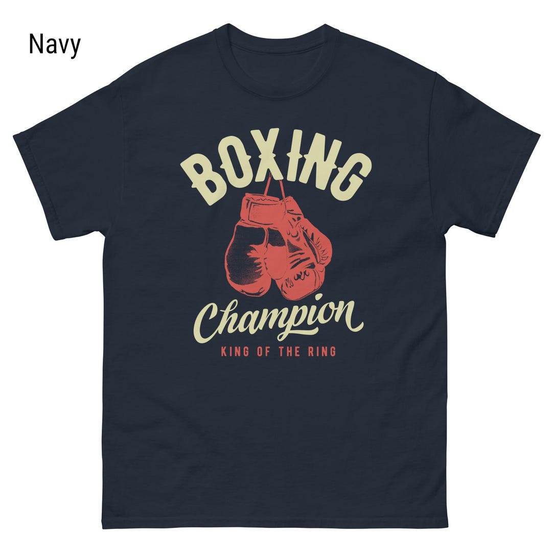 Boxing T Shirt With Retro Design for Boxers and Boxing Fans - Etsy