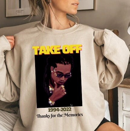 Rip Takeoff Sweatshirt, Takeoff 1994 - 2022 Tshirt, Takeoff Rapper ...