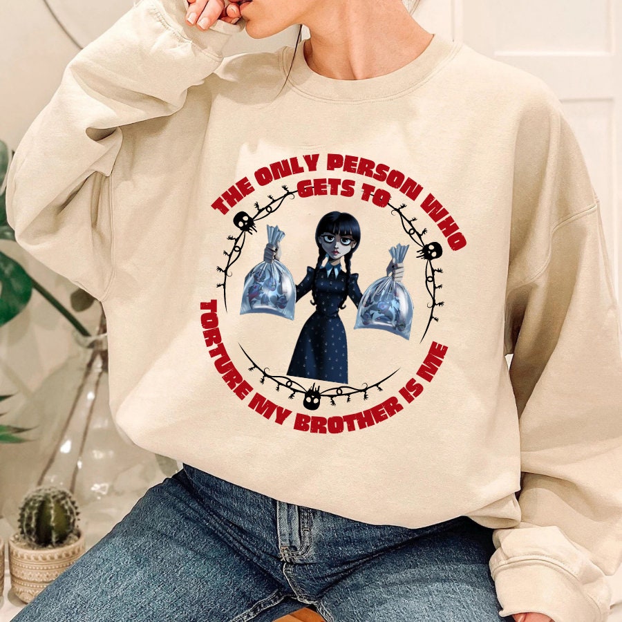 New 2022 Wednesday TV Series Shirt, Wednesday Addams Family TV Series ...