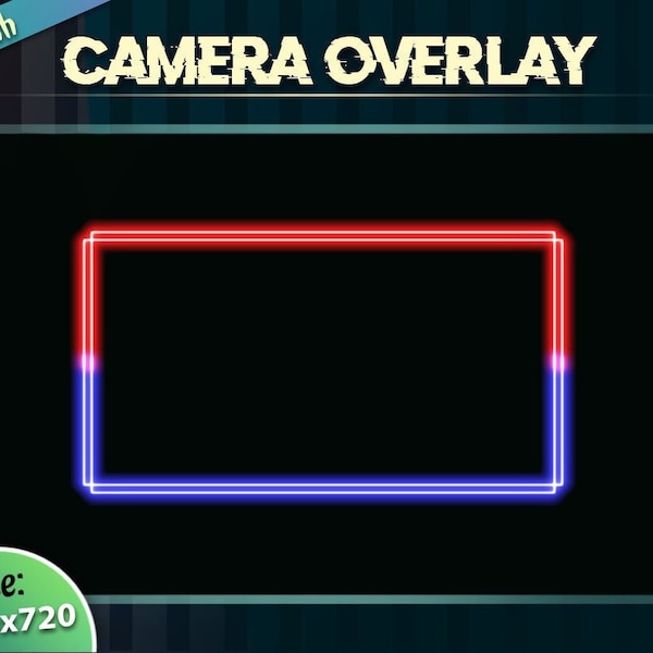 Animated Webcam Overlay CONTAINS 4 Different Frame / Animated Webcam ...