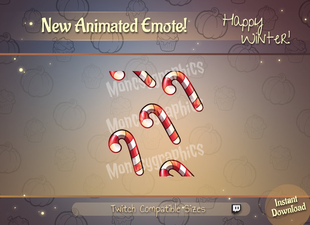Animated Cute Candy Twitch Emote / Youtube Emote / Animated Twitch ...