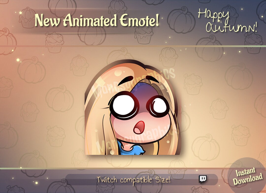 Animated Wtf Blonde Girl Twitch Emote / Youtube Emote /discord Emote ...
