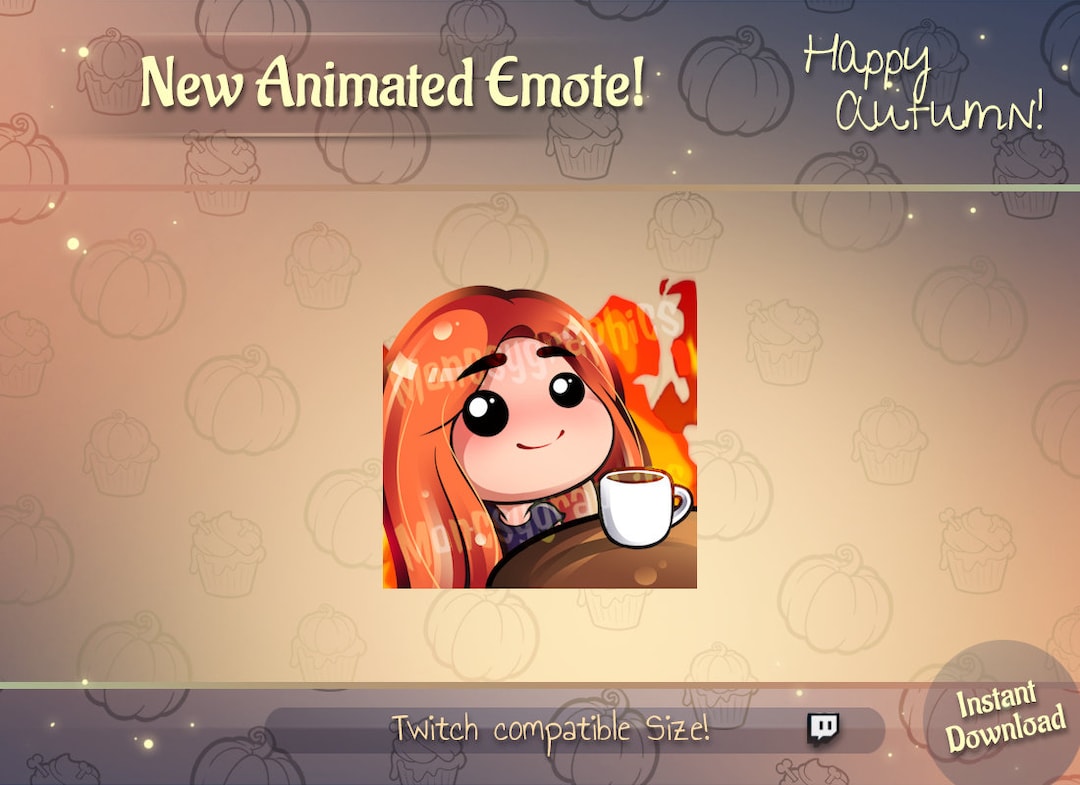 Animated This is Fine / Ginger Hair Girl Twitch Emote / Youtube Emote ...