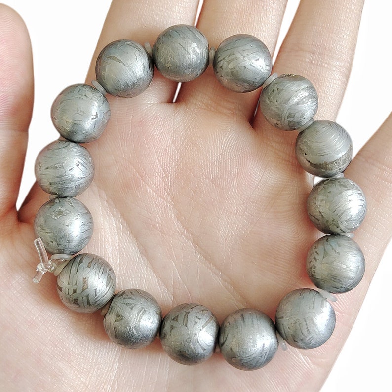 Muonionalusta Iron Meteorite Bracelet Natural Iron Meteorite Bracelet ...