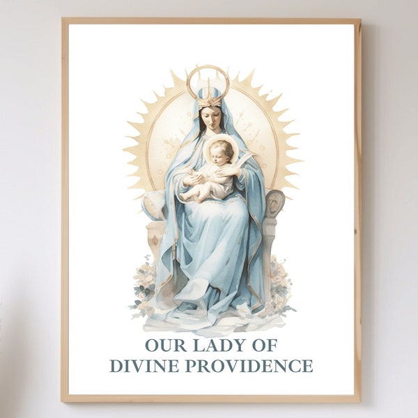 Our Lady Mega Bundle, Set of 20 Printable Virgin Mary Titles Images ...