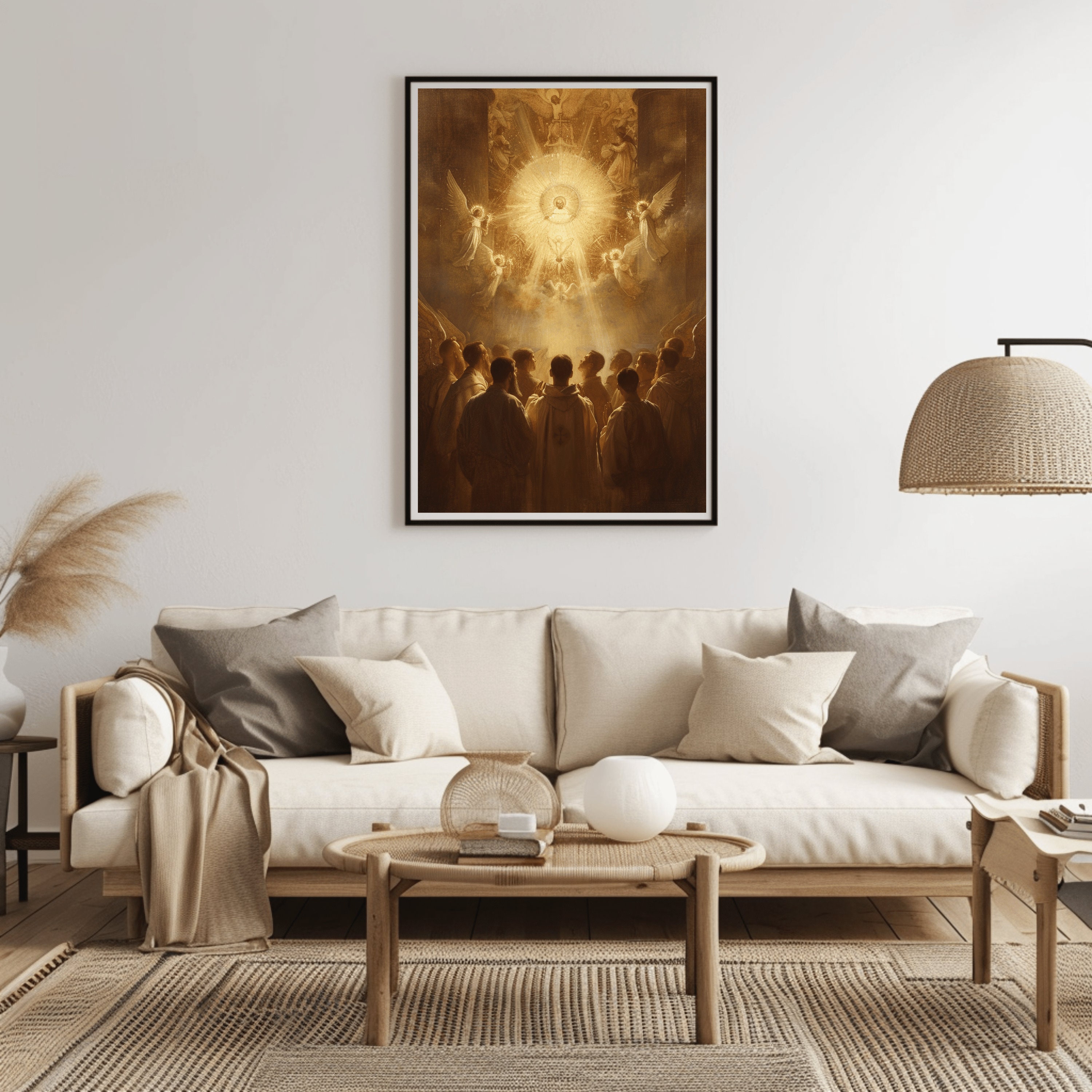 Adoration of the Blessed Sacrament Painting, Victorian Arthur Hacker ...