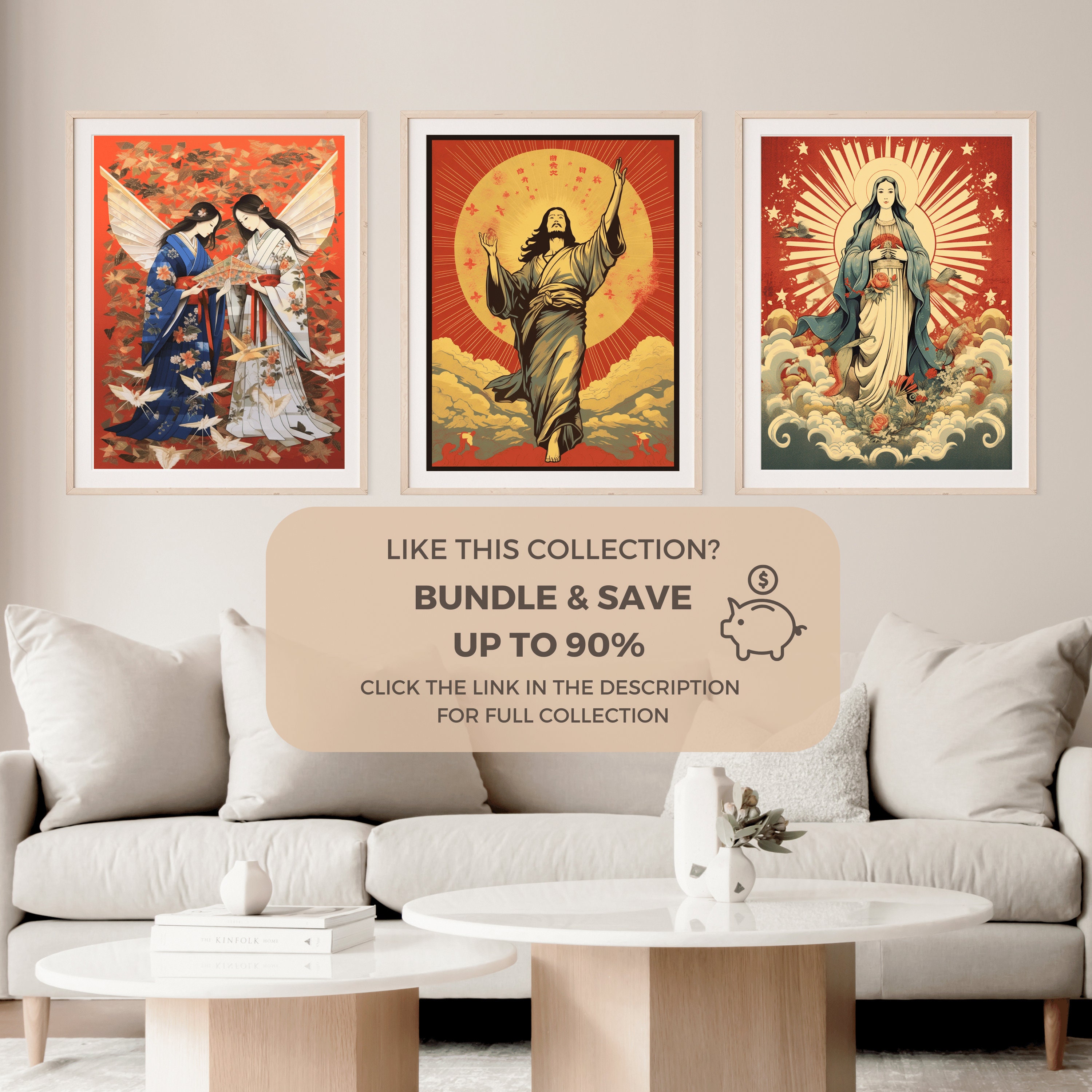 Eclectic Resurrection of Jesus Christ the Lord Japanese Vintage Poster ...