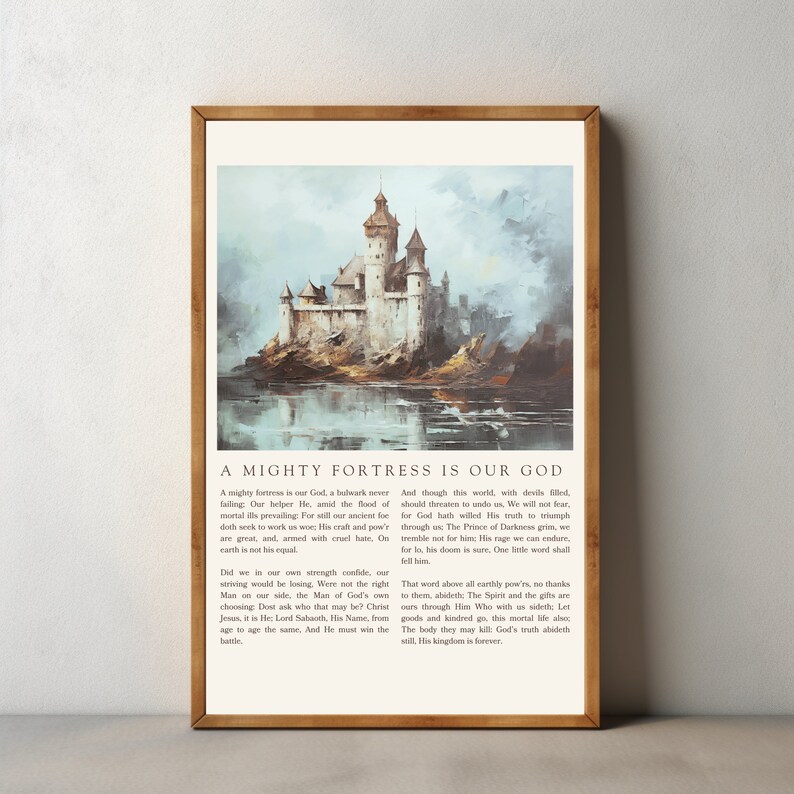 Hymn Wall Art Modern Christian Art Set of Three Prints, Biblical Song ...