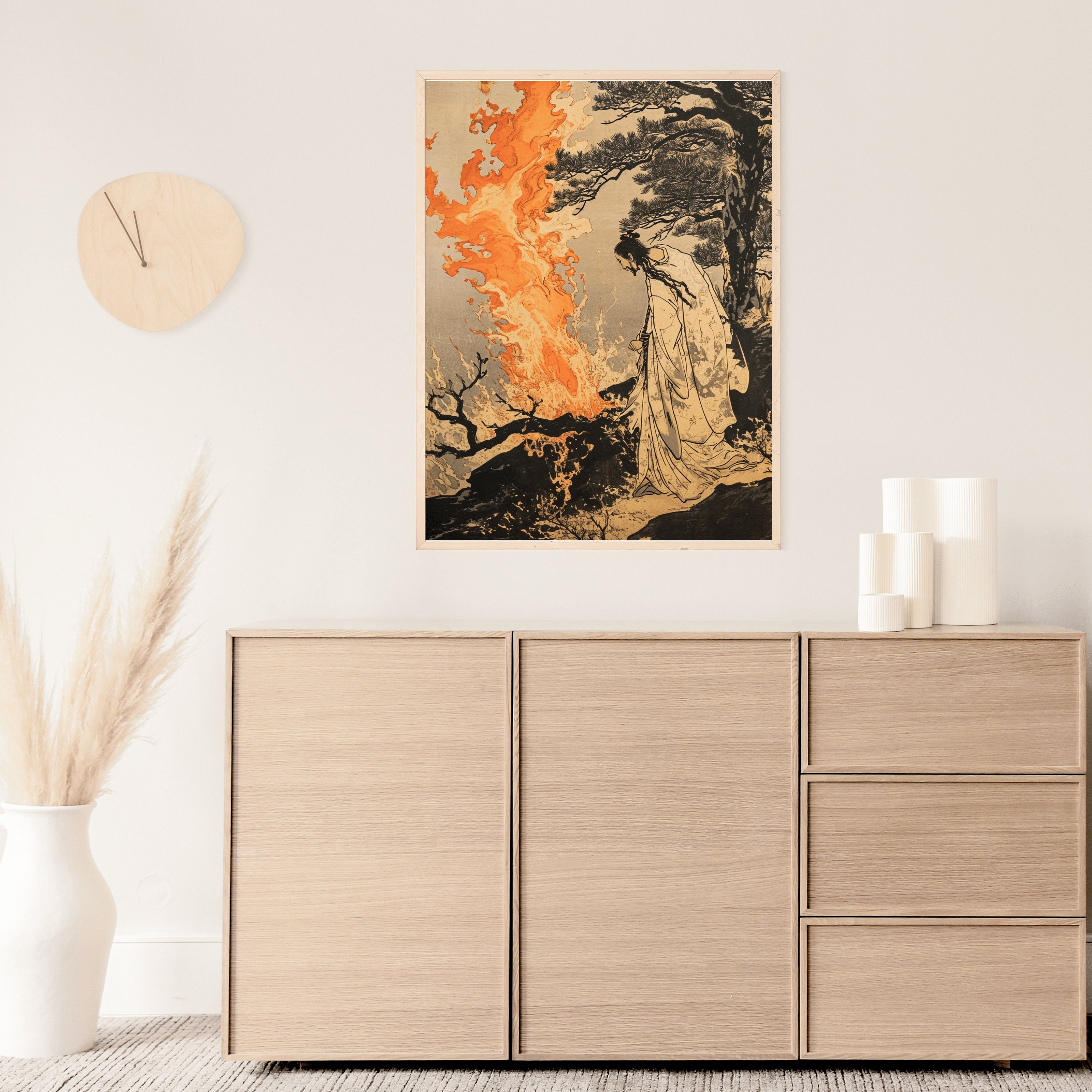 Moses and the Burning Bush of Mount Horeb Ito Shinsui Digital Download ...