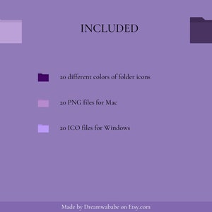 Purple Aesthethic Folder Icons, Purple Folder Icons, Windows Folder ...