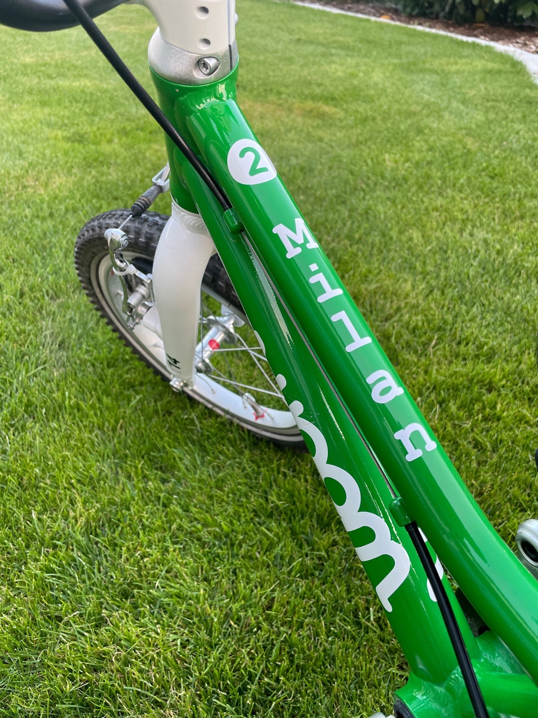 Name Sticker for Your Bike Labeling Personalization Woom Sticker Patch ...