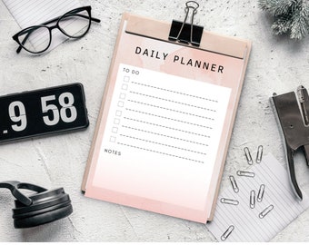Minimalist Daily Planner Digital Print - Etsy