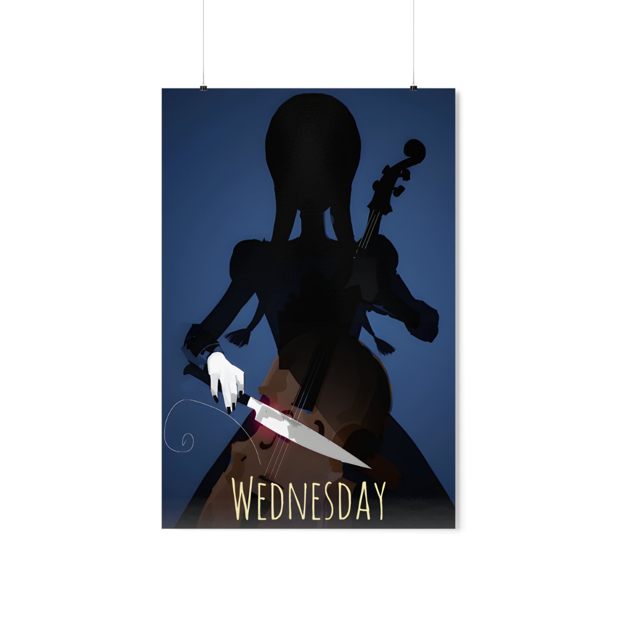 Wednesday TV Show Poster Jenna Ortega Addams Poster