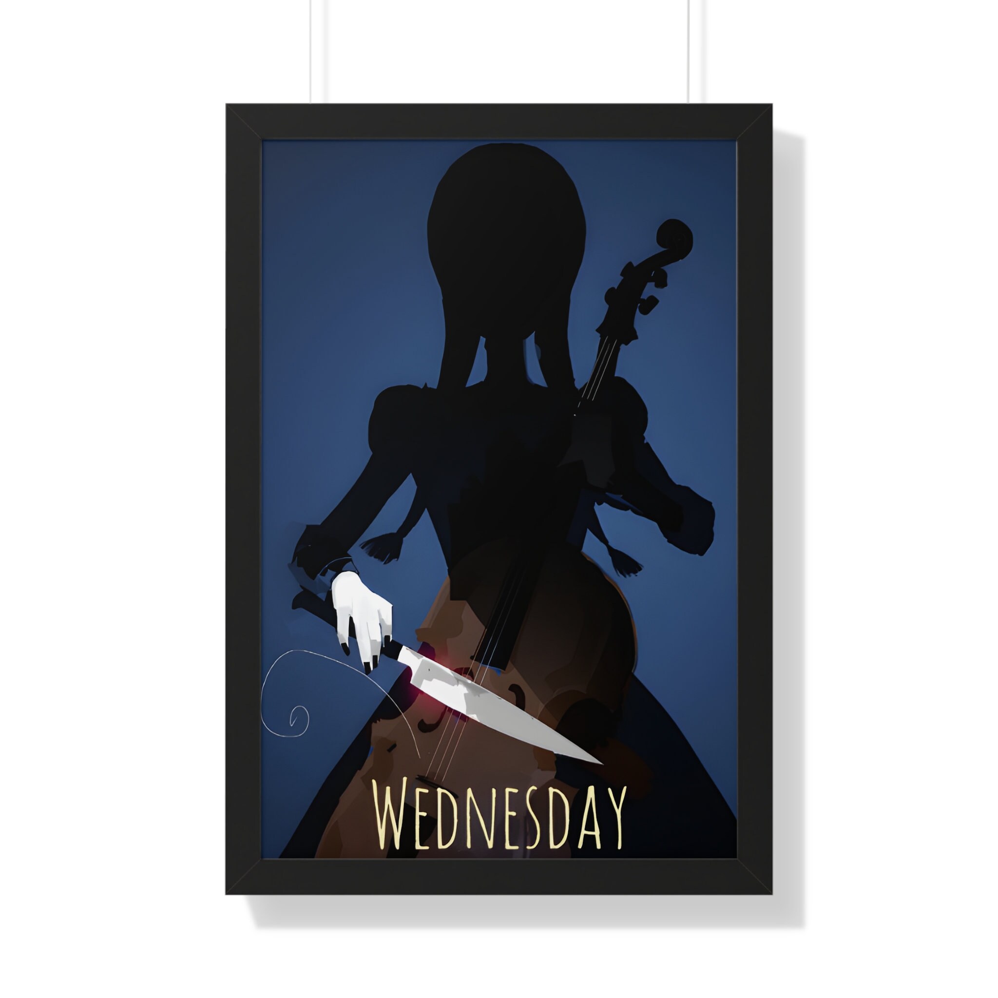 Wednesday TV Show Poster Jenna Ortega Addams Poster