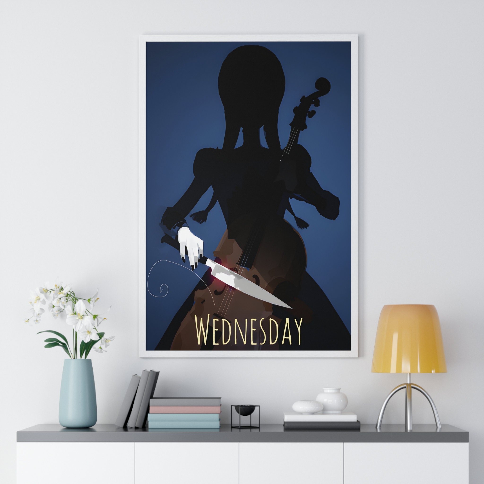 Wednesday TV Show Poster Jenna Ortega Addams Poster