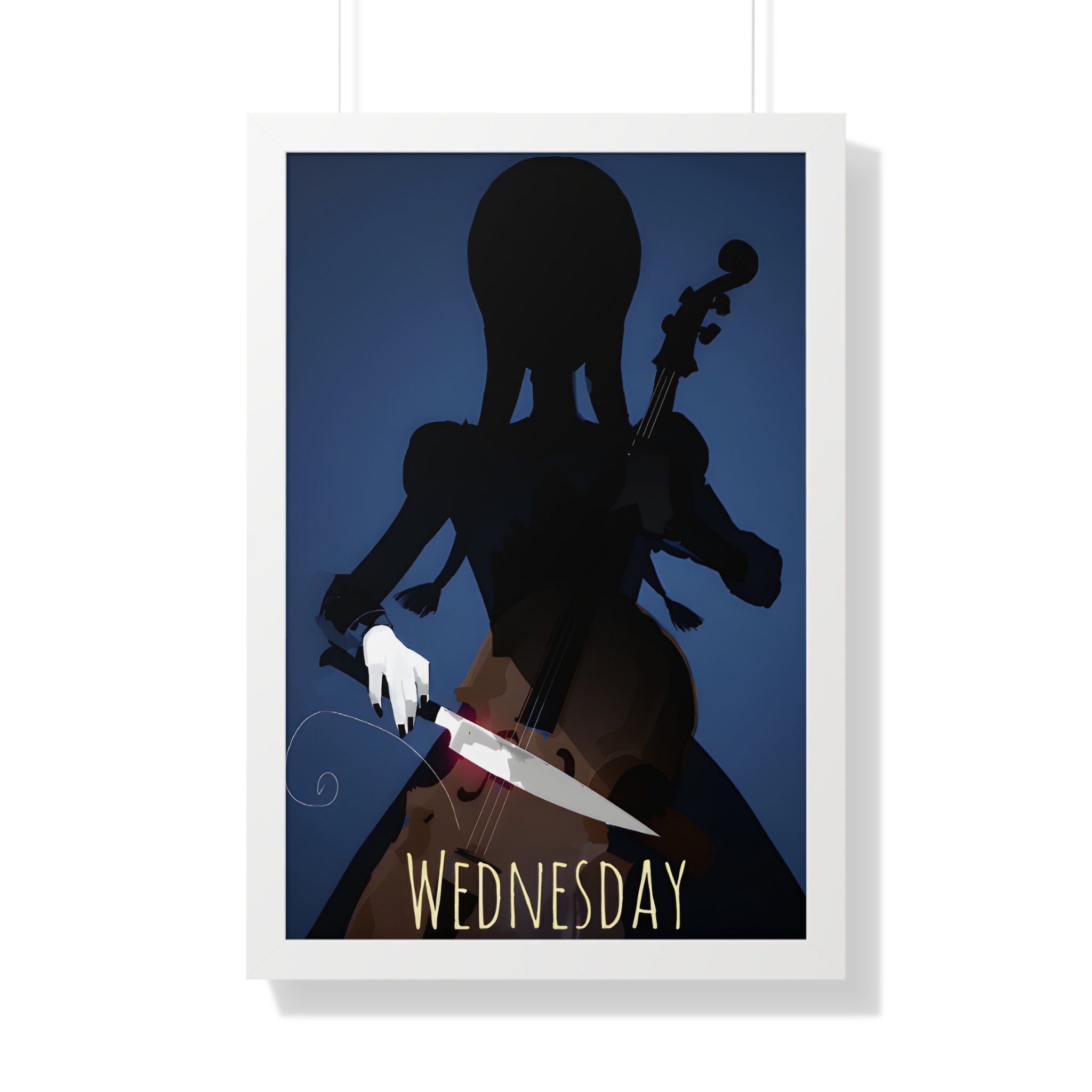 Wednesday TV Show Poster Jenna Ortega Addams Poster
