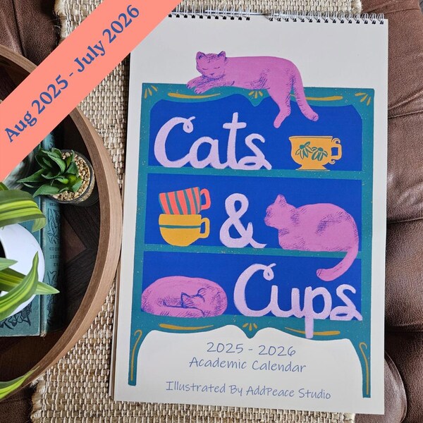 Cat Calendar - Etsy