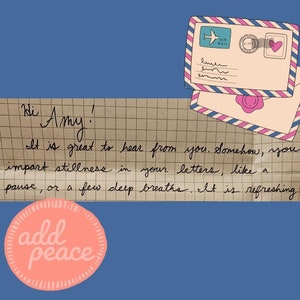 Monthly Handwritten Letter Snail Mail Subscription With Vinyl Stickers ...