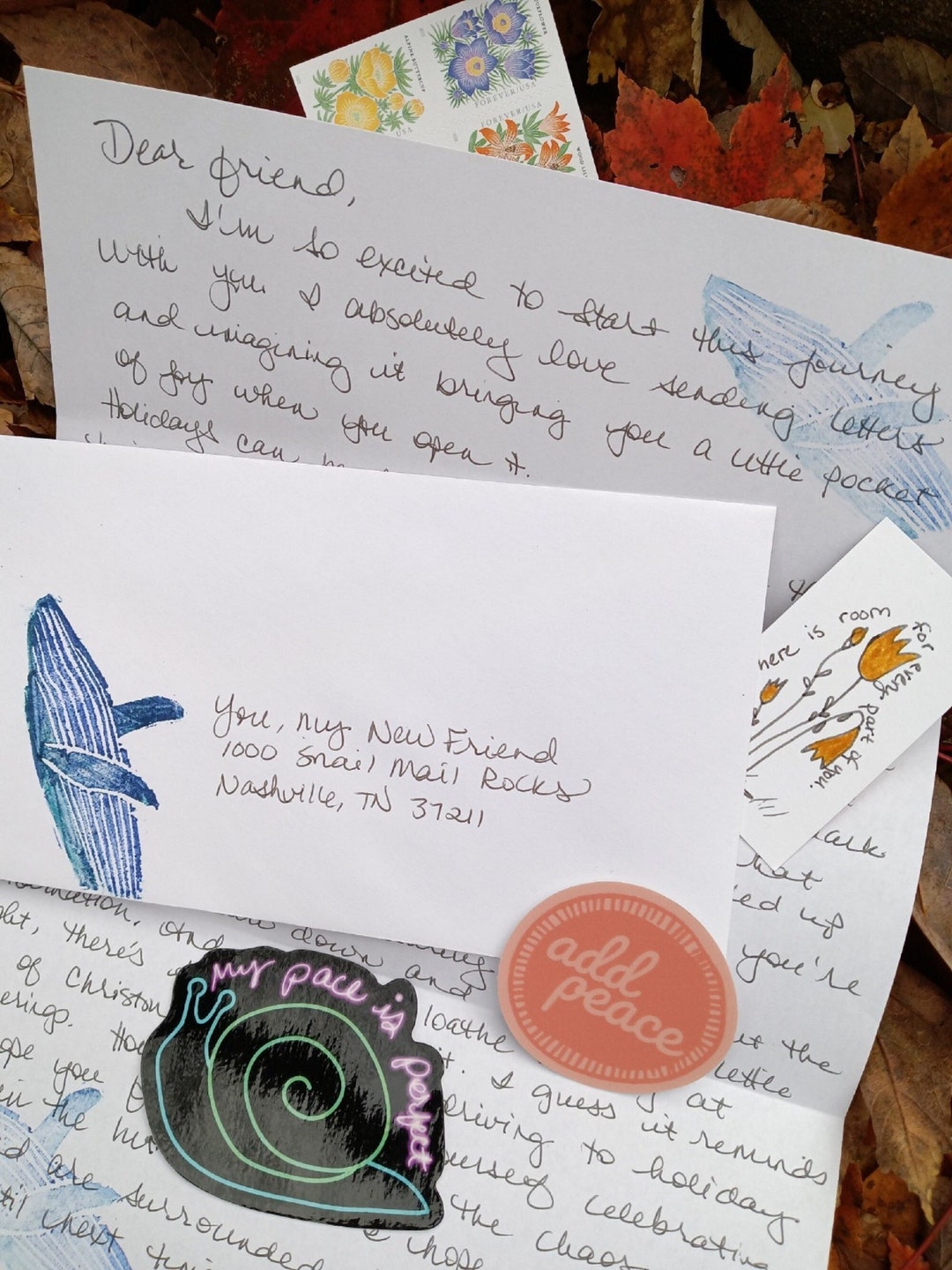 Monthly Handwritten Letter Snail Mail Subscription With Vinyl - Etsy
