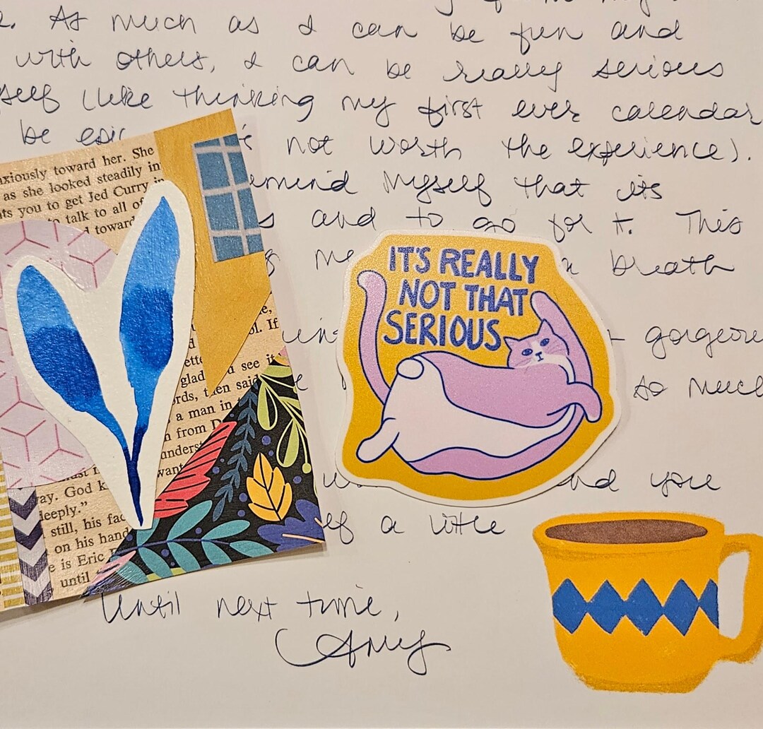 Monthly Handwritten Letter Snail Mail Subscription With Vinyl Stickers ...