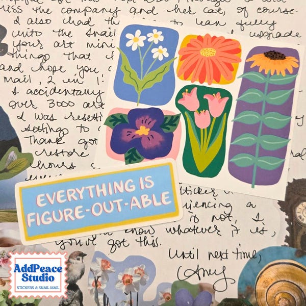 Snail Mail Vinyl Sticker - Etsy