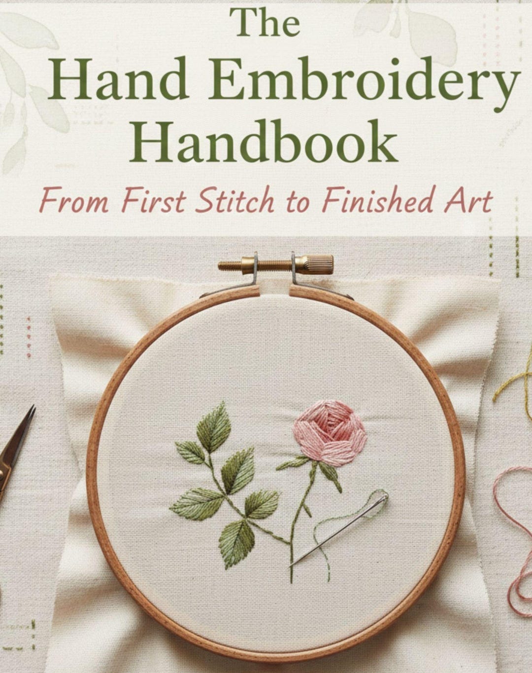 Hand Embroidery Book PDF for Beginners Step by Step Guide From First ...